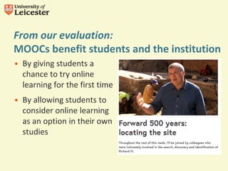 Why is the MOOC environment better than our VLE? | PPTX