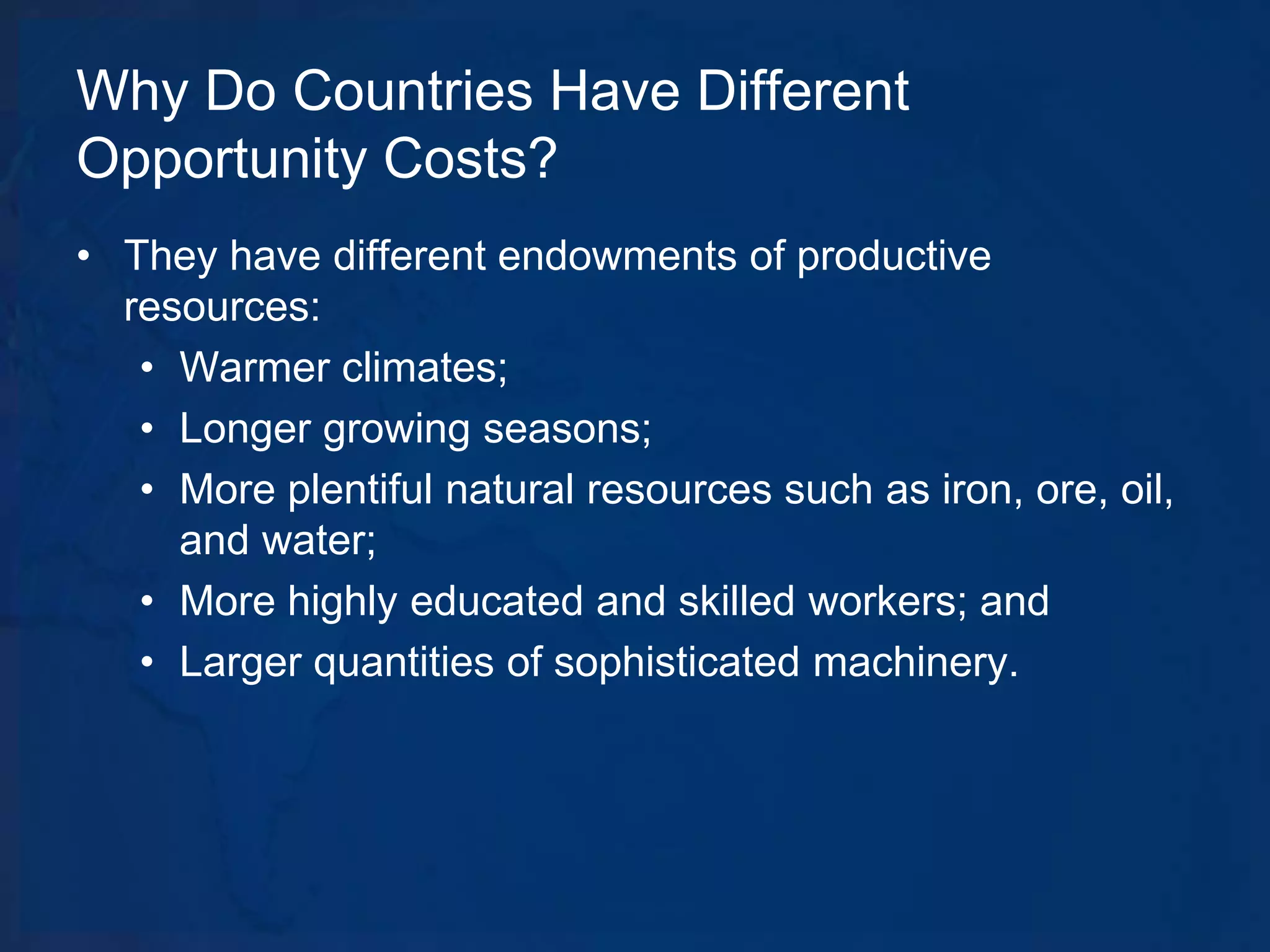 Why Nations Trade | PPTX
