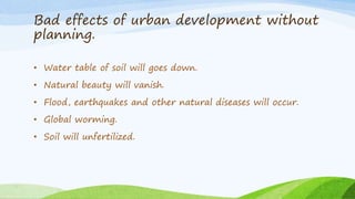 Why natural environment is important in urban planning | PPT