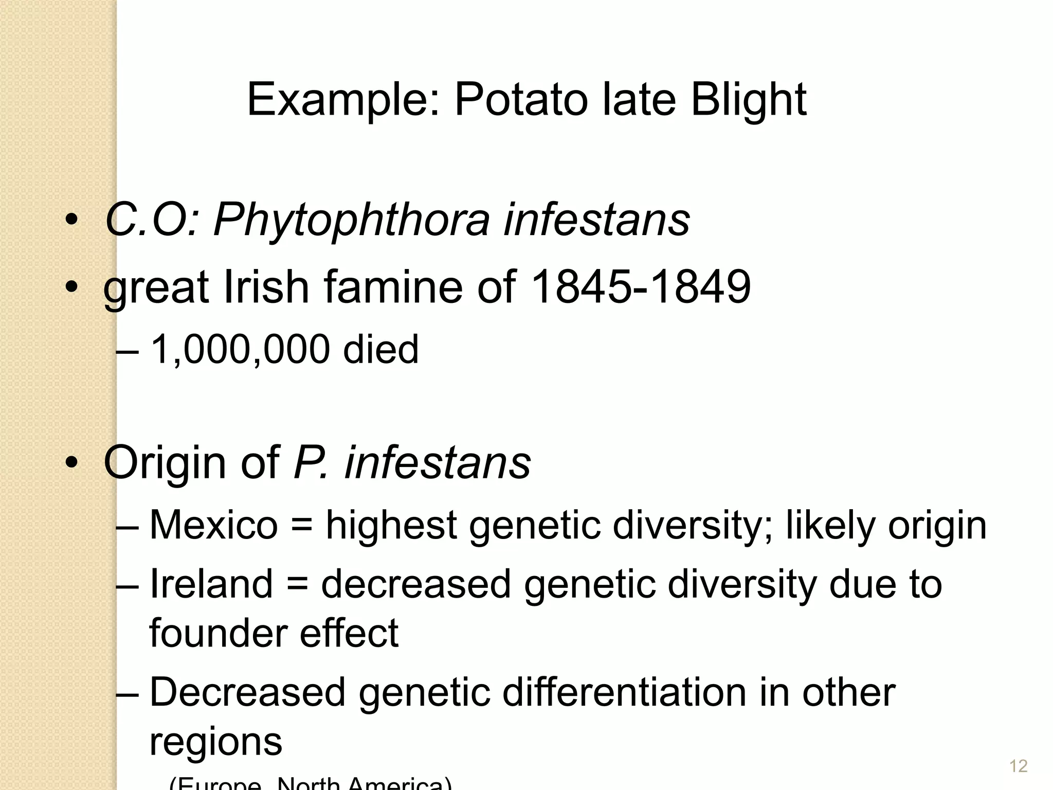 Why need to study population genetics & applications of population ...