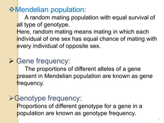 Why need to study population genetics & applications of population genetics | PPTX