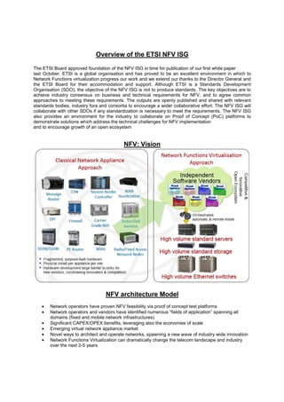 Why Network Functions Virtualization sdn? | PDF