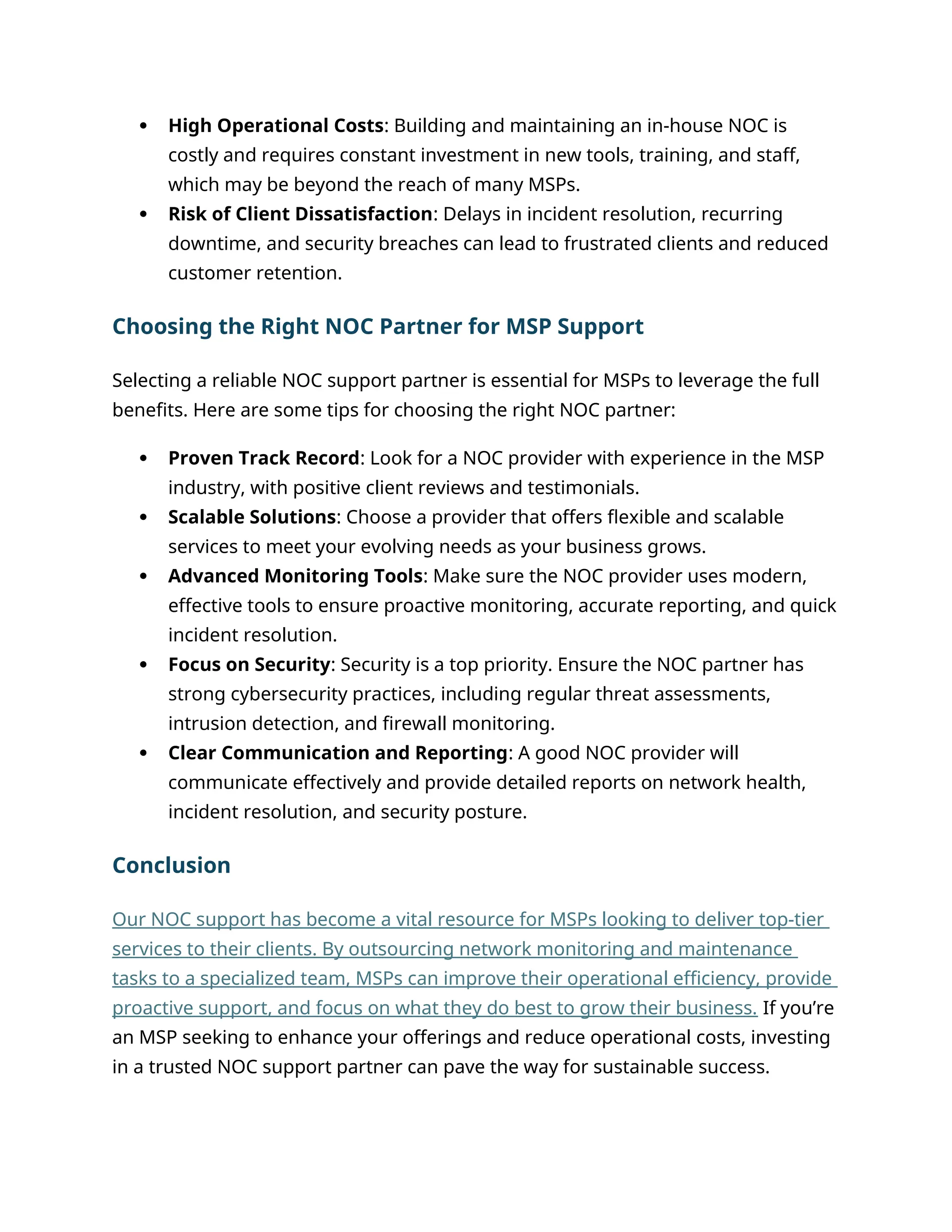Why NOC Support is Essential for MSP Success in AI-NOC.docx