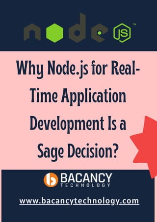 Why node.js for real time application development is a sage decision | PDF