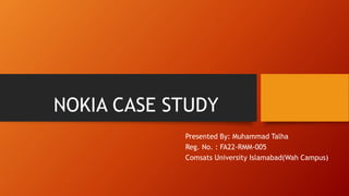 Why Nokia Failed | PPTX