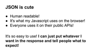 So you think JSON is cool? | PPT