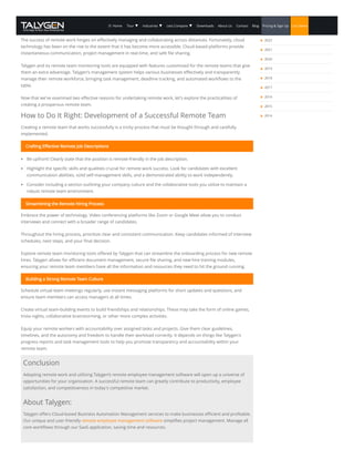 Why Now is the Prime Time to Hire Remotely (and How to Do It Right)? | PDF