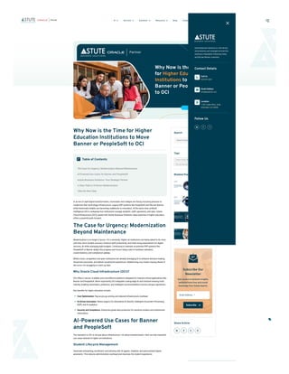 Why Now is the Time for Higher Education Institutions to Move Banner or ...