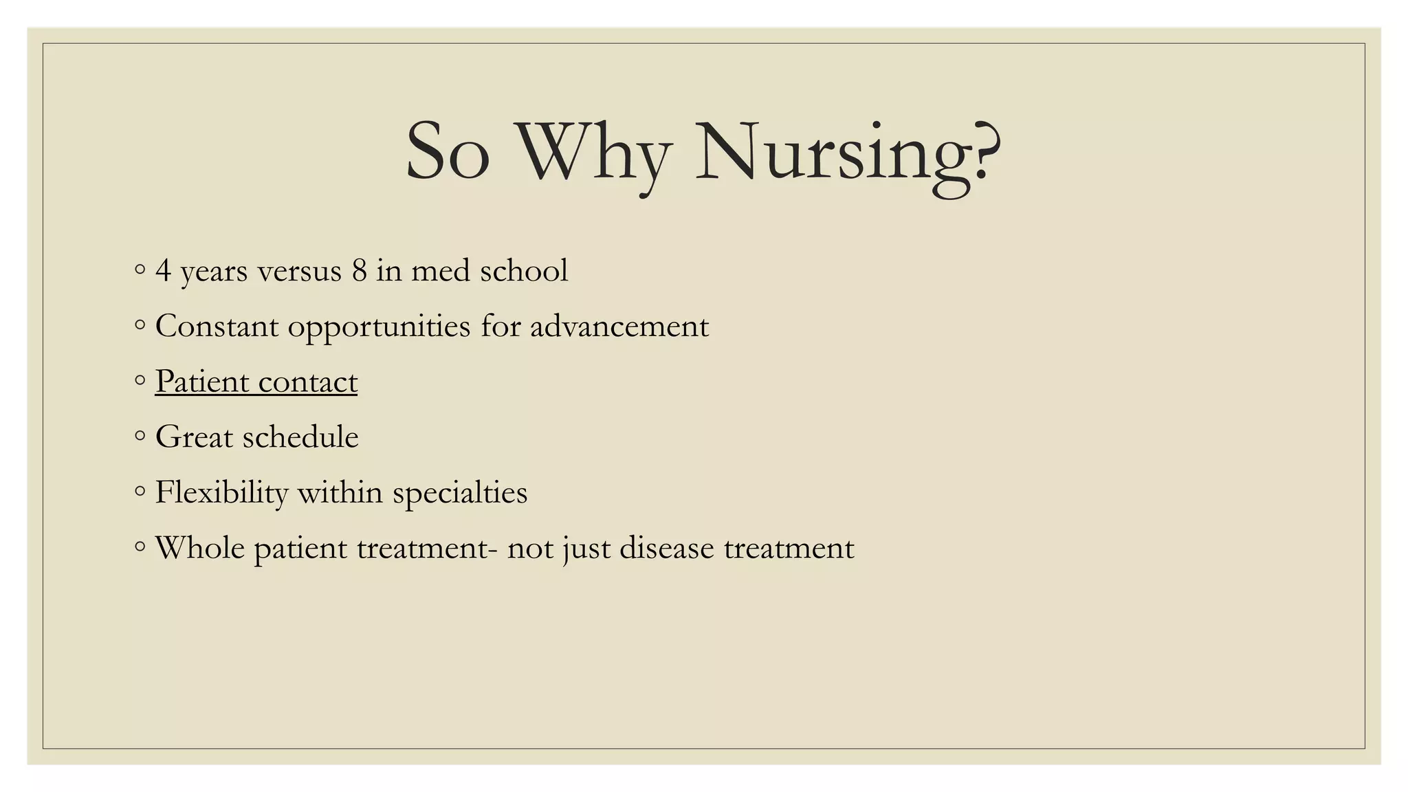 Why nursing | PPTX