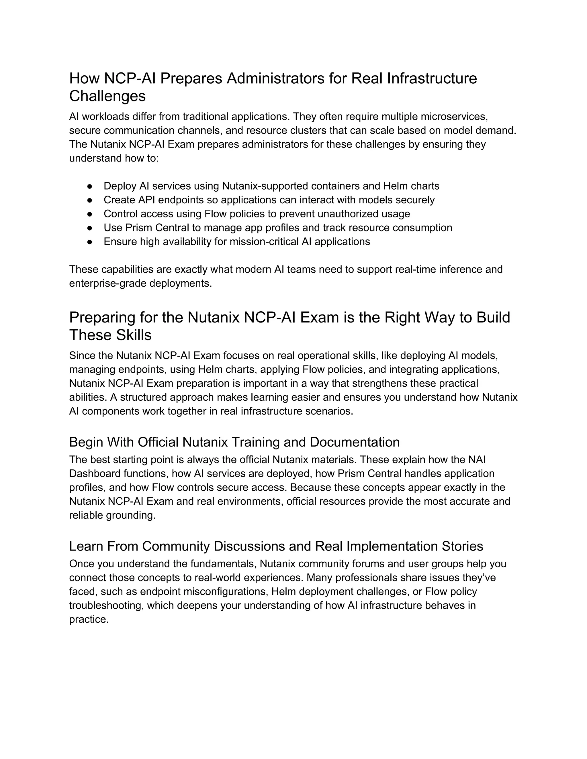 Why Nutanix NCP-AI Exam Is Essential for Modern AI Infrastructure (1).docx