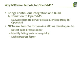 Why NXTware Remote for Jenkins | PPTX