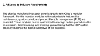 Why Odoo ERP is a Game Changer for the Plastic Manufacturing Industry | PPT