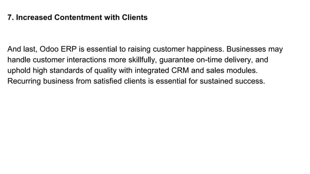 Why Odoo ERP is a Game Changer for the Plastic Manufacturing Industry | PPT