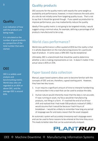 Why OEE? | PDF