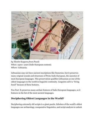 Why Oldest Languages in the World Still Matter.pdf