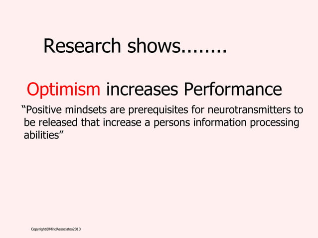 Why optimism wins powerpoint | PPT