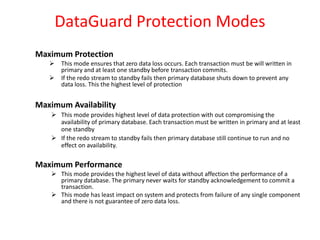 Why oracle data guard new features in oracle 18c, 19c | PPTX