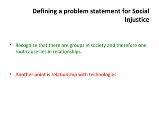 Why our society is injust | PPT