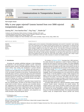 Why paper get rejected .pdf reaons of rejection | PDF