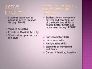 Why pdhpe | PPT