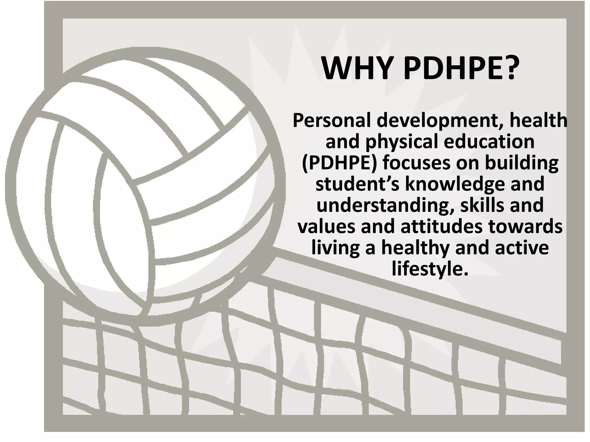 Why PDHPE? | PPT