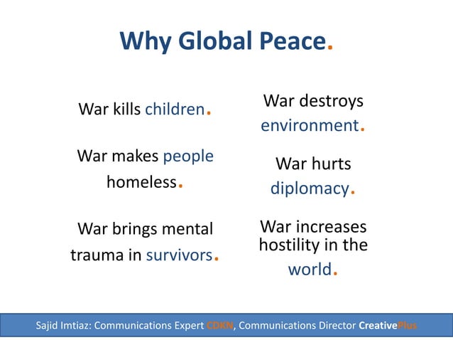 Why Peace | PPT
