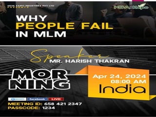 Why People Fail in Network Marketing Business | PPTX