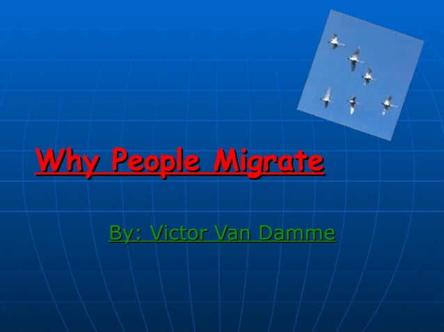 Why People Migrate | PPT