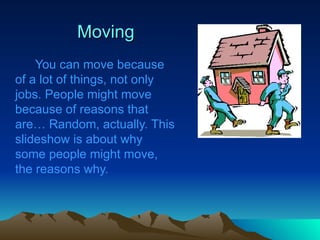 Why People Migrate | PPT