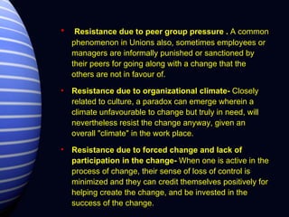 Why People Resist Change | PPT