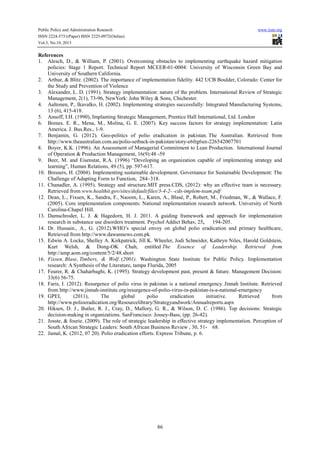 Why polio eradication program was not successfully implemented in ...