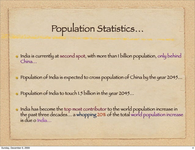Why population control? | PPT
