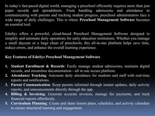 Why Preschool Management Software is a Must-Have for Early Education ...