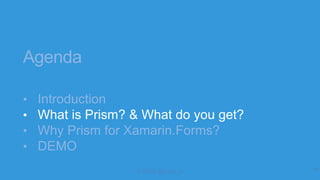 Why prism for xamarin.forms | PPT