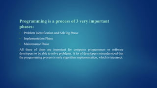 Why programming is important | PPTX