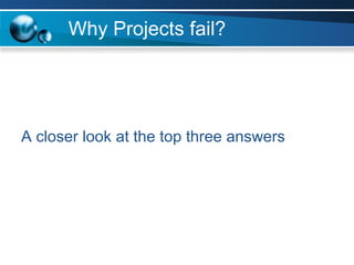 Why Projects Fail | PPT