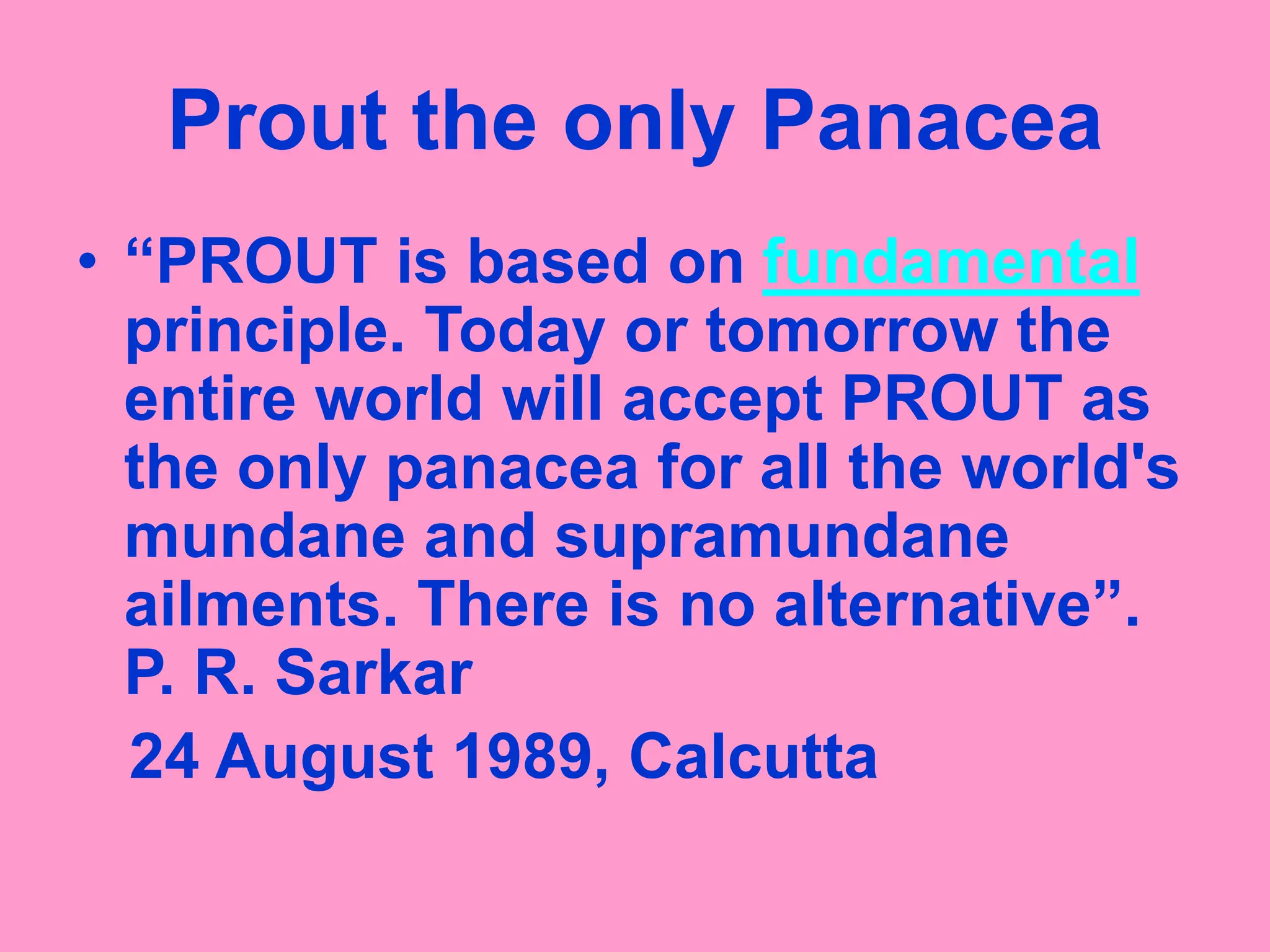 Why Prout and how to design prout socity.ppt