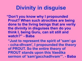 Why Prout and how to design prout socity.ppt | Business | Business and ...