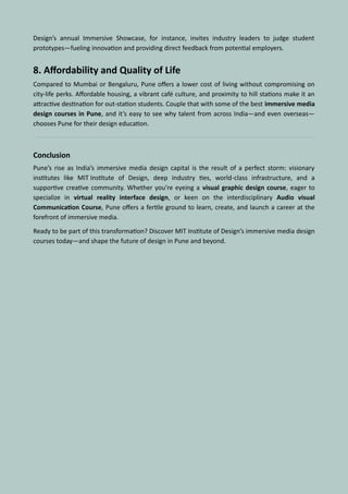Why Pune Is Becoming the Hub for Immersive Media Design Courses.pdf