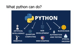 Why python introduction | PDF
