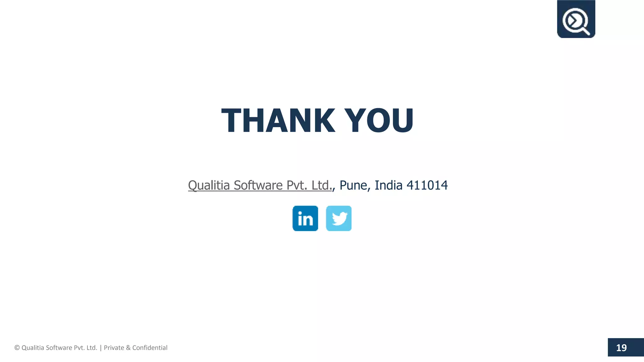 Qualitia Scriptless Test Automation Platform Ppt