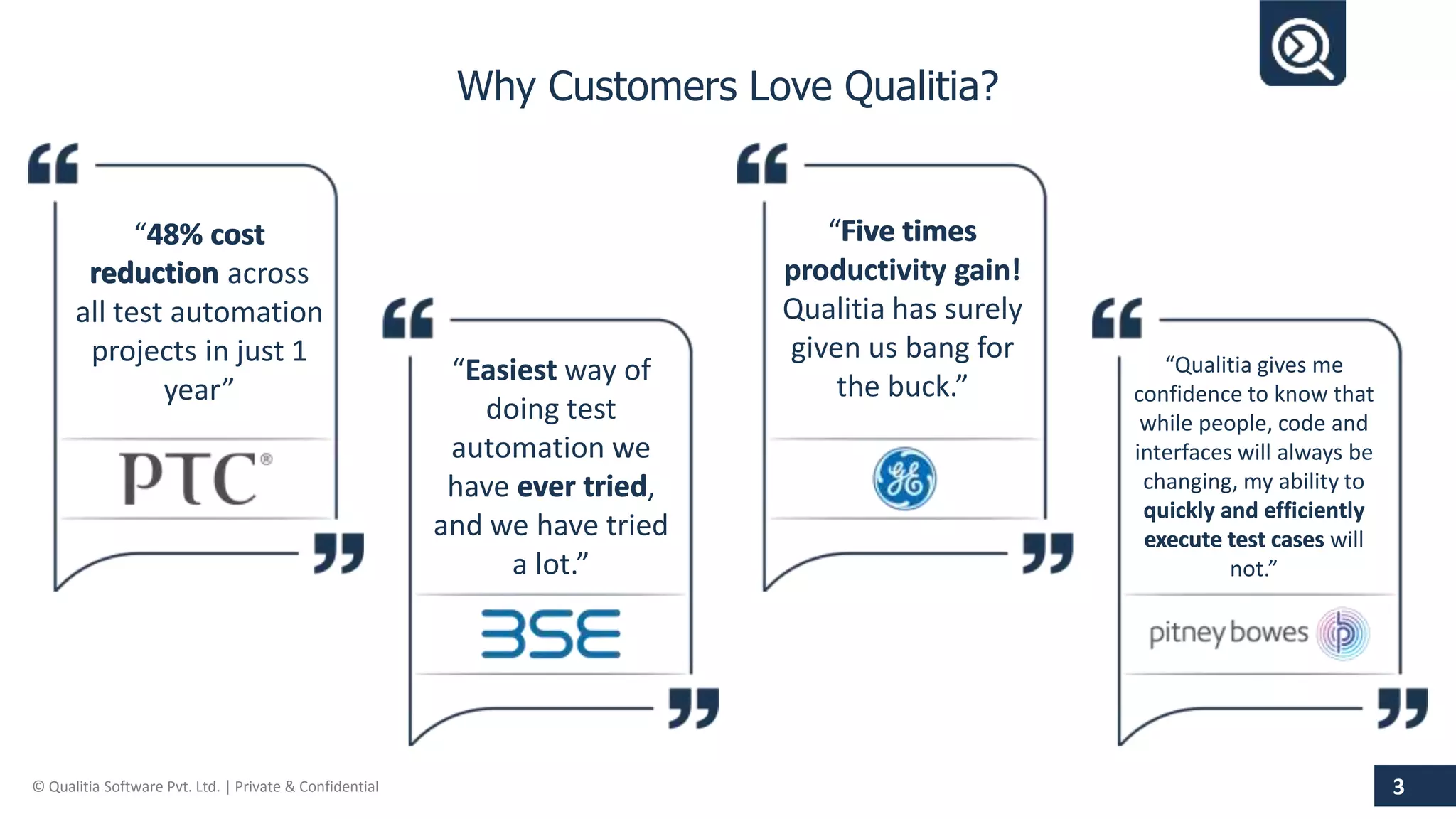 Qualitia - Scriptless Test Automation Platform | PPT