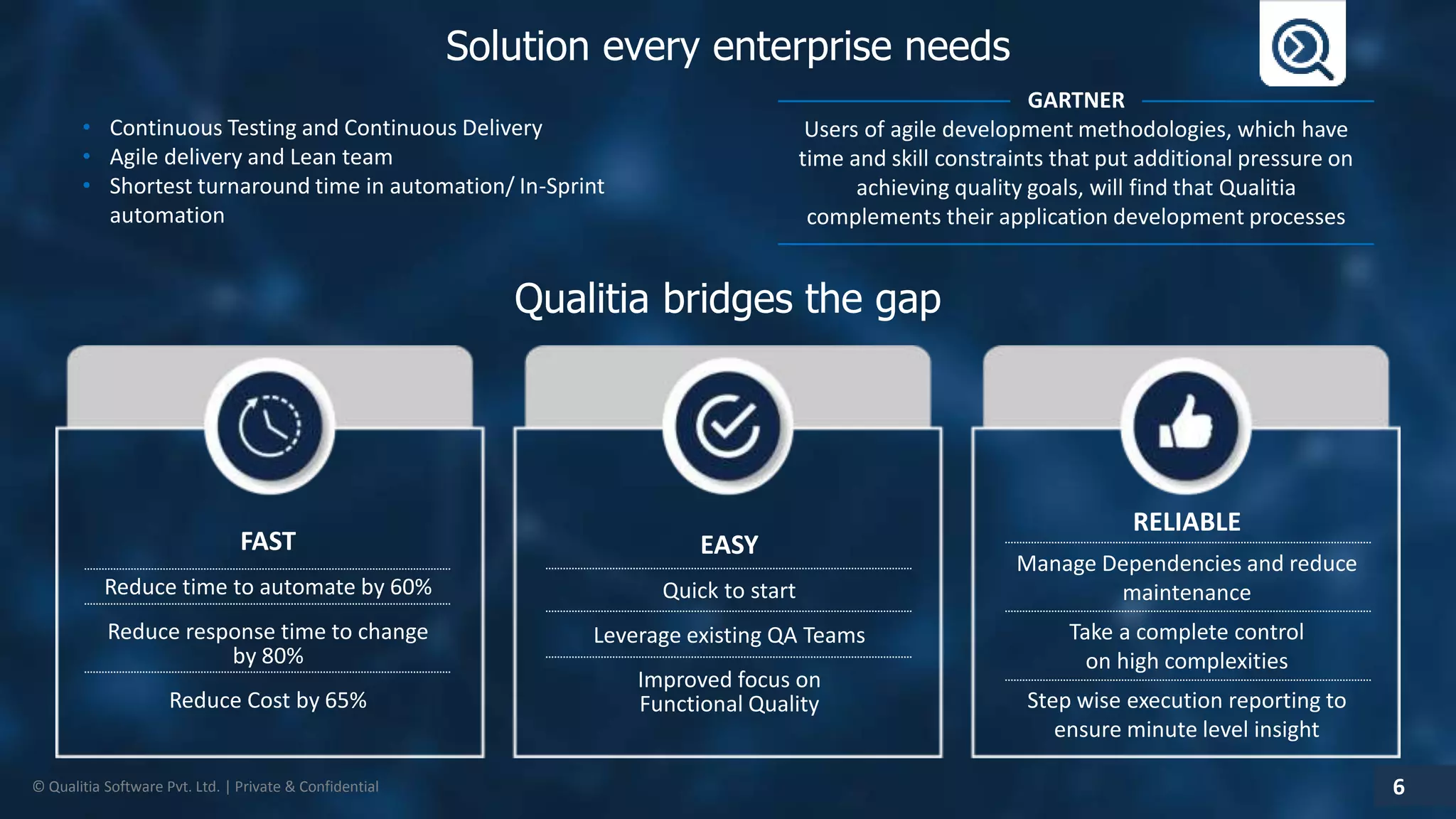 Qualitia Scriptless Test Automation Platform Ppt
