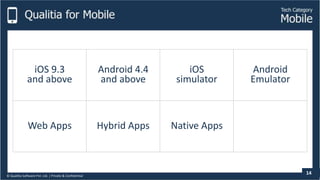 Qualitia - Scriptless Test Automation Platform | PPT