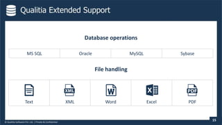Qualitia - Scriptless Test Automation Platform | PPT