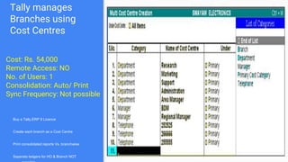 Best Accounting software for managing multiple branches | PPTX