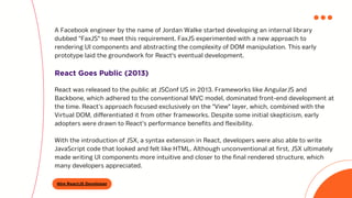 Why React is the Future of Front-End Development | PPT