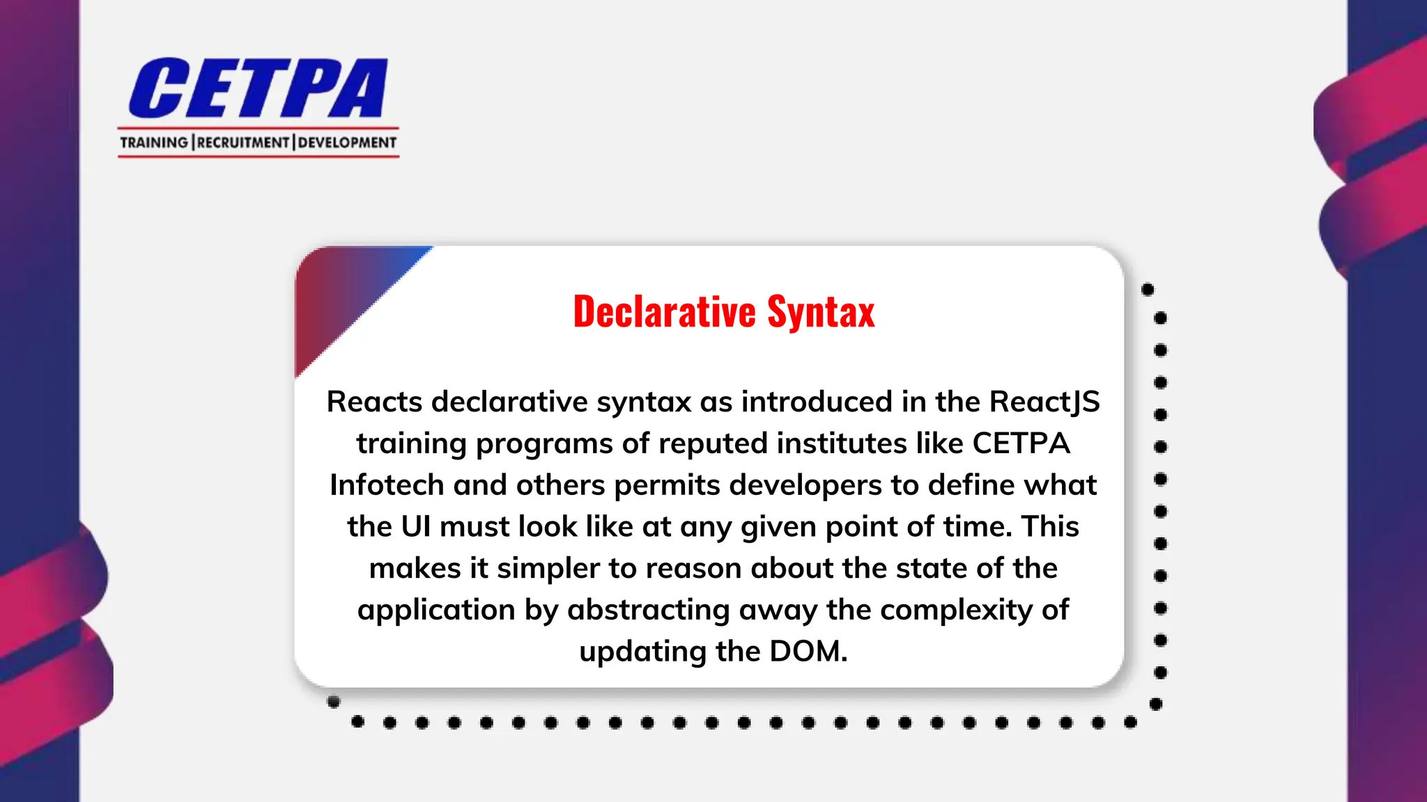 Why Reactjs Course Is A Must Learn For Web Developerspptx