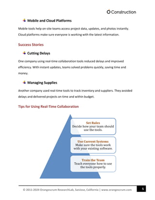 Why Real-Time Collaboration Matters in Construction | PDF