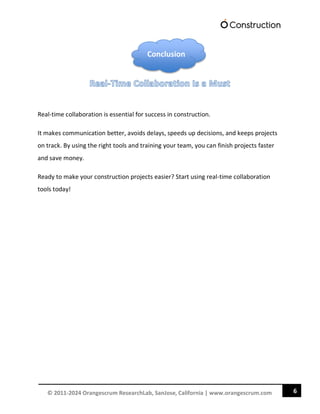 Why Real-Time Collaboration Matters in Construction | PDF